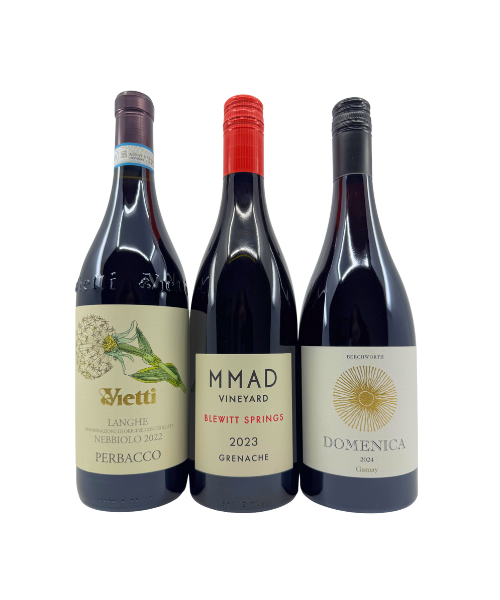 Red Varietal Explorer 3-Pack | Nebbiolo, Grenache & Gamay Wines